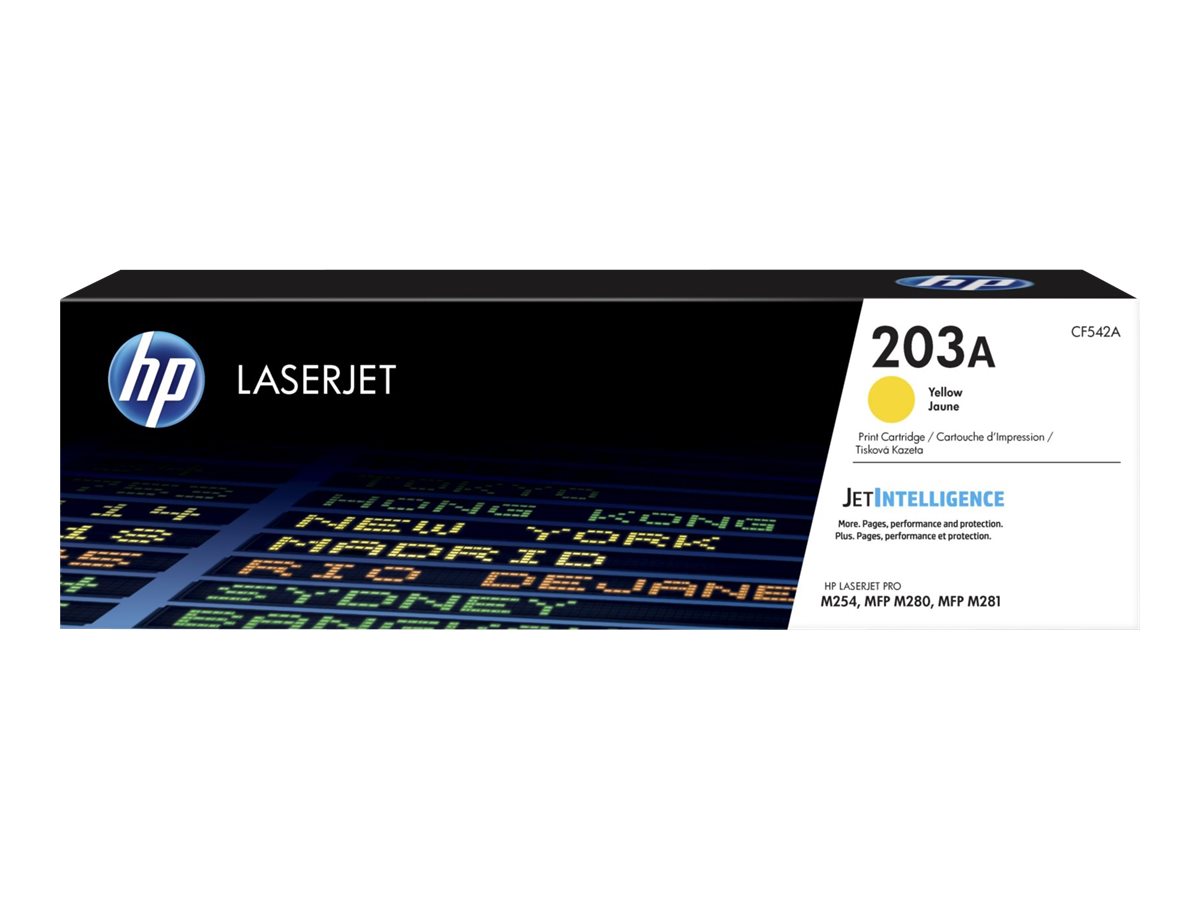 Hp CF542A - Toner laser jaune HP 203A origine