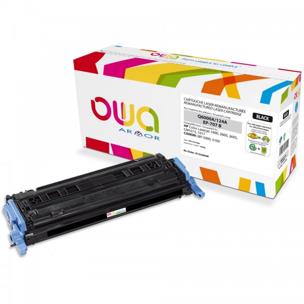 Hp Q6000A K12240OW - Toner laser noir marque Armor compatible pour HP ...